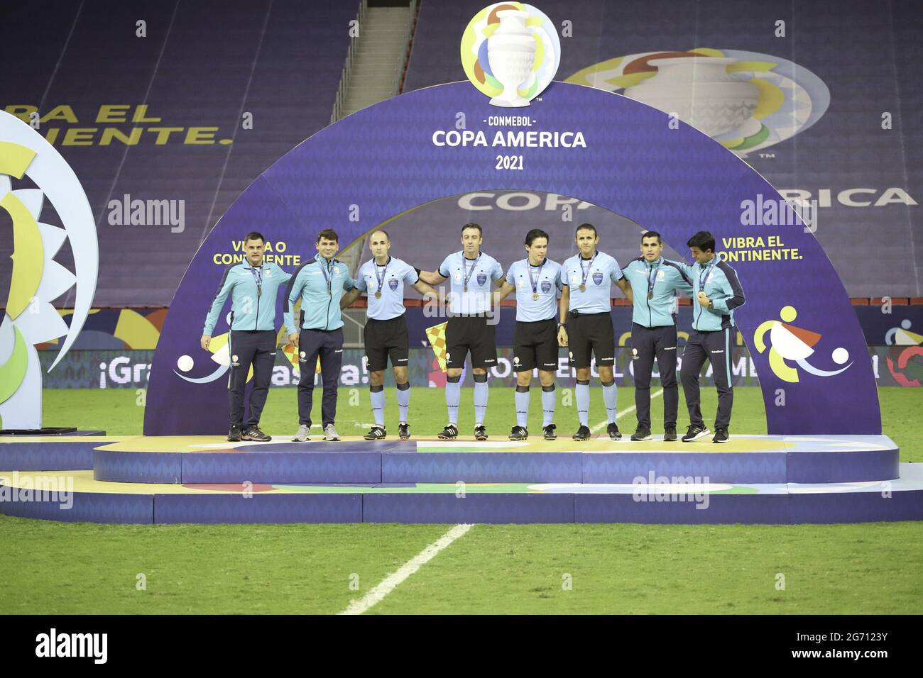 July 9, 2021, Brasilia, Distrito Federal, Brasil: (SPO) Copa America ...