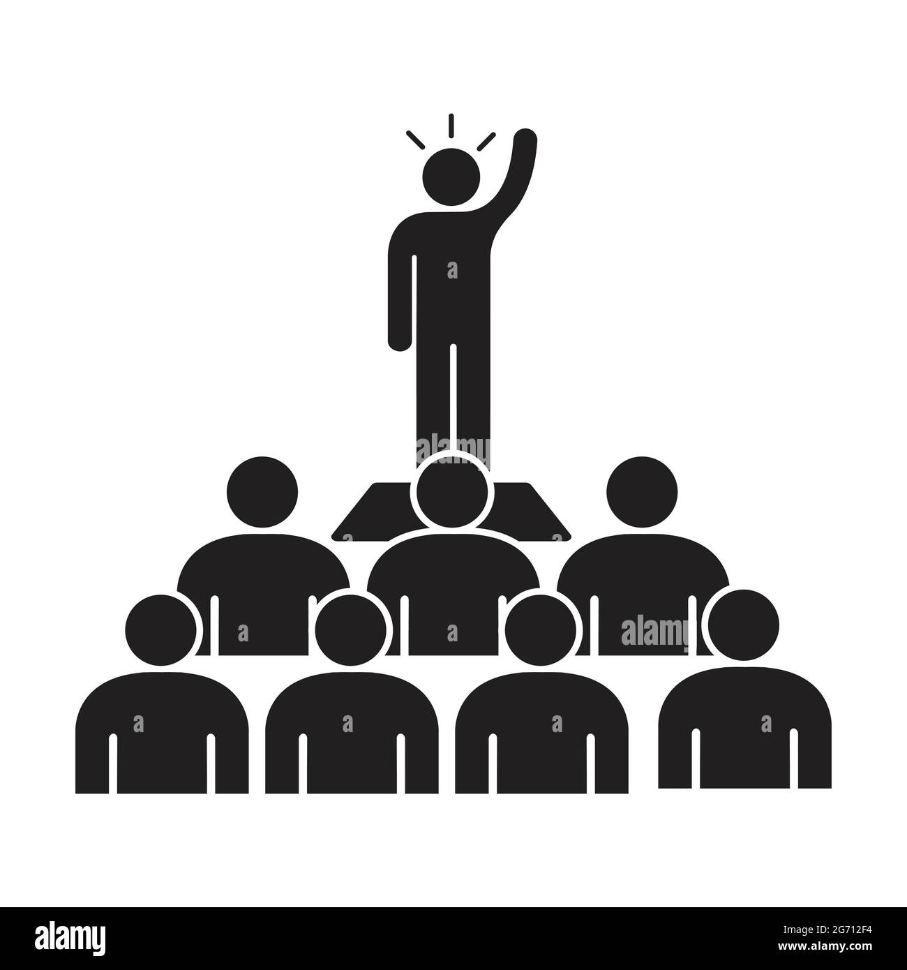 Leader icon vector for your web site design, logo, app, UI ...