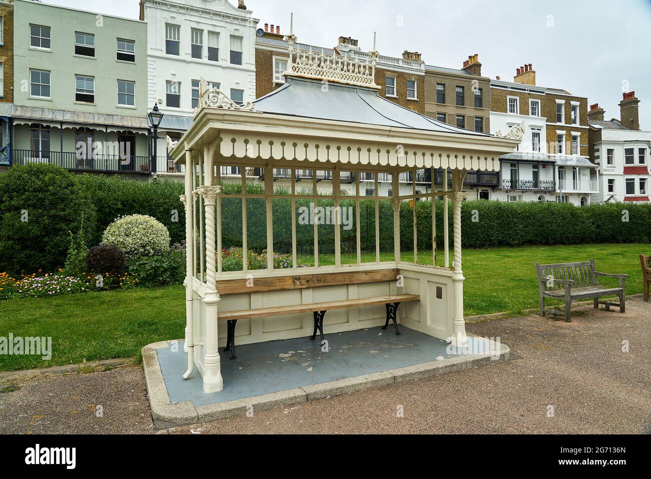 A Victorian shelter in the seaside town of Ramsgate Stock Photo - Alamy