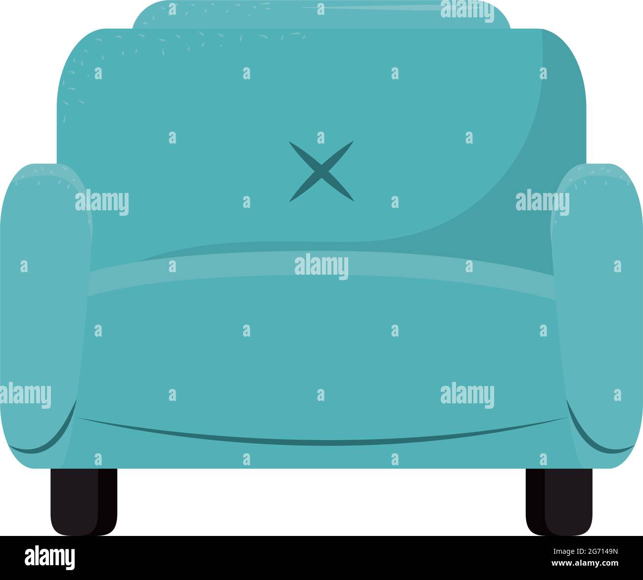 blue couch interior Stock Vector Image & Art - Alamy
