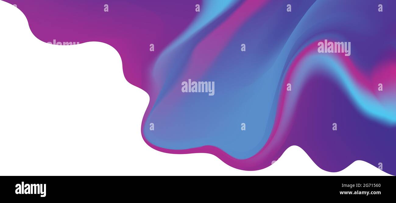 Web header background design with liquid purple and blue paint flow ...