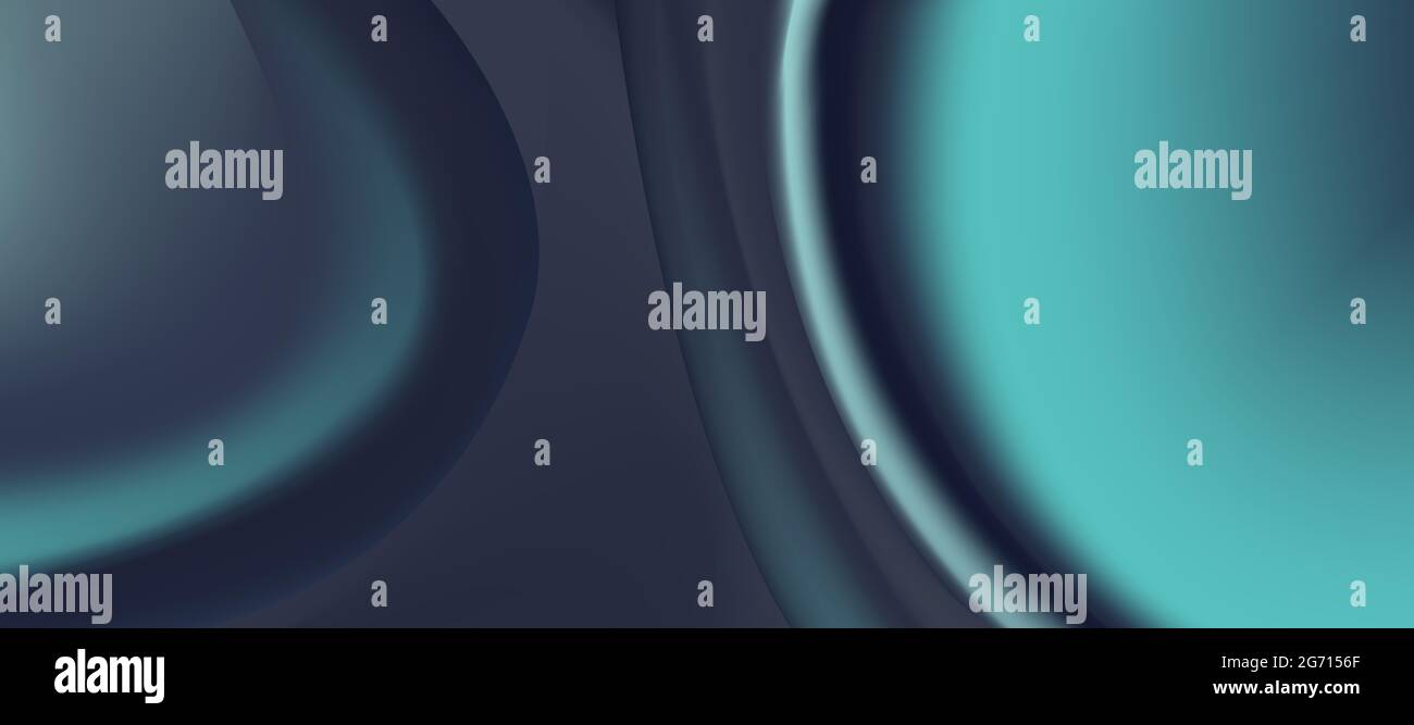 Web header background design with liquid grey and turquoise paint flow ...