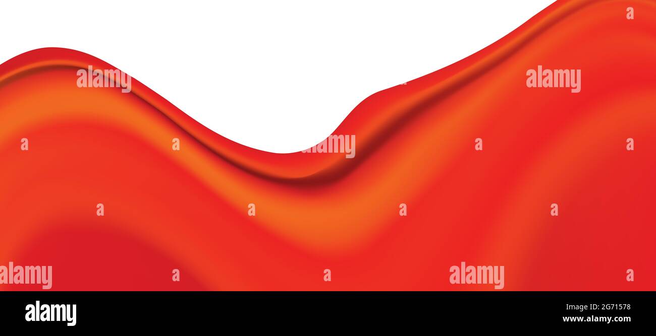 Web header background design with liquid orange paint flow. Abstract ...