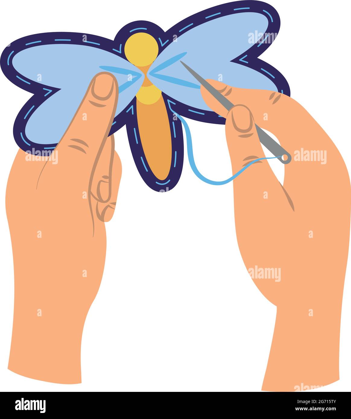 Butterfly needle Cut Out Stock Images & Pictures - Alamy