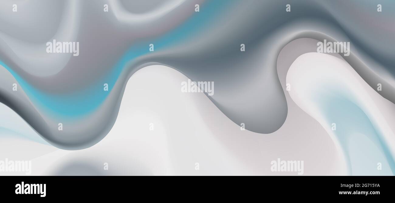 Abstract liquid background design, grey and blue paint flow, artistic ...