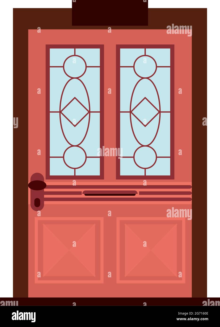 Exterior doorknob Stock Vector Images - Alamy