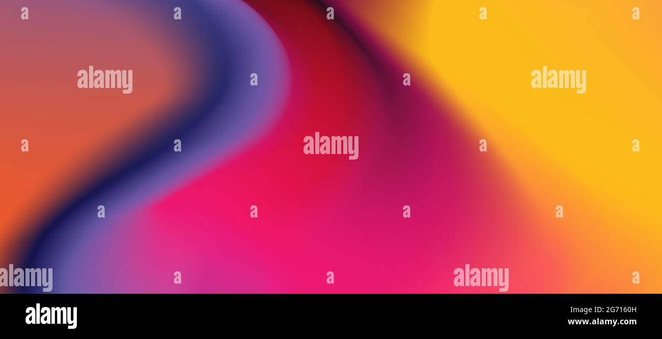 Web header background design with liquid blue, pink and yellow paint ...