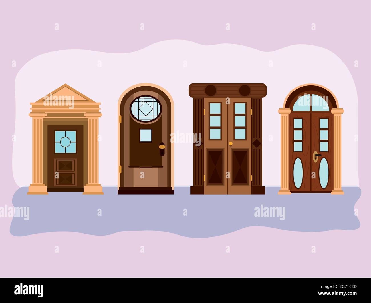 Old doorknob Stock Vector Images - Alamy