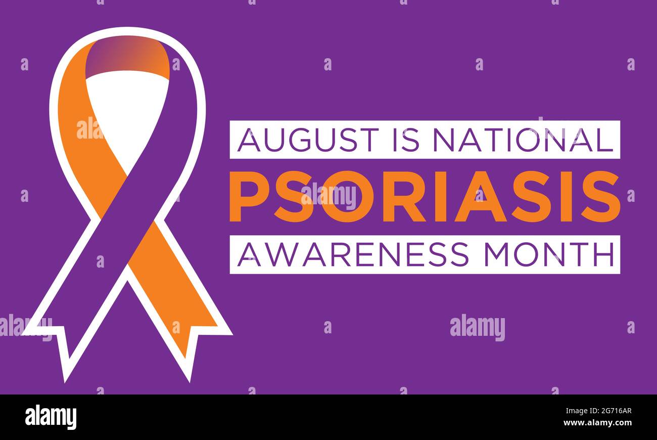 Psoriasis awareness month vector banner, poster, card, background ...