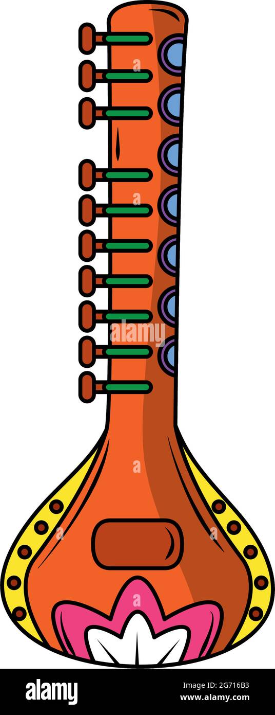 instrument of indian culture Stock Vector Image & Art - Alamy