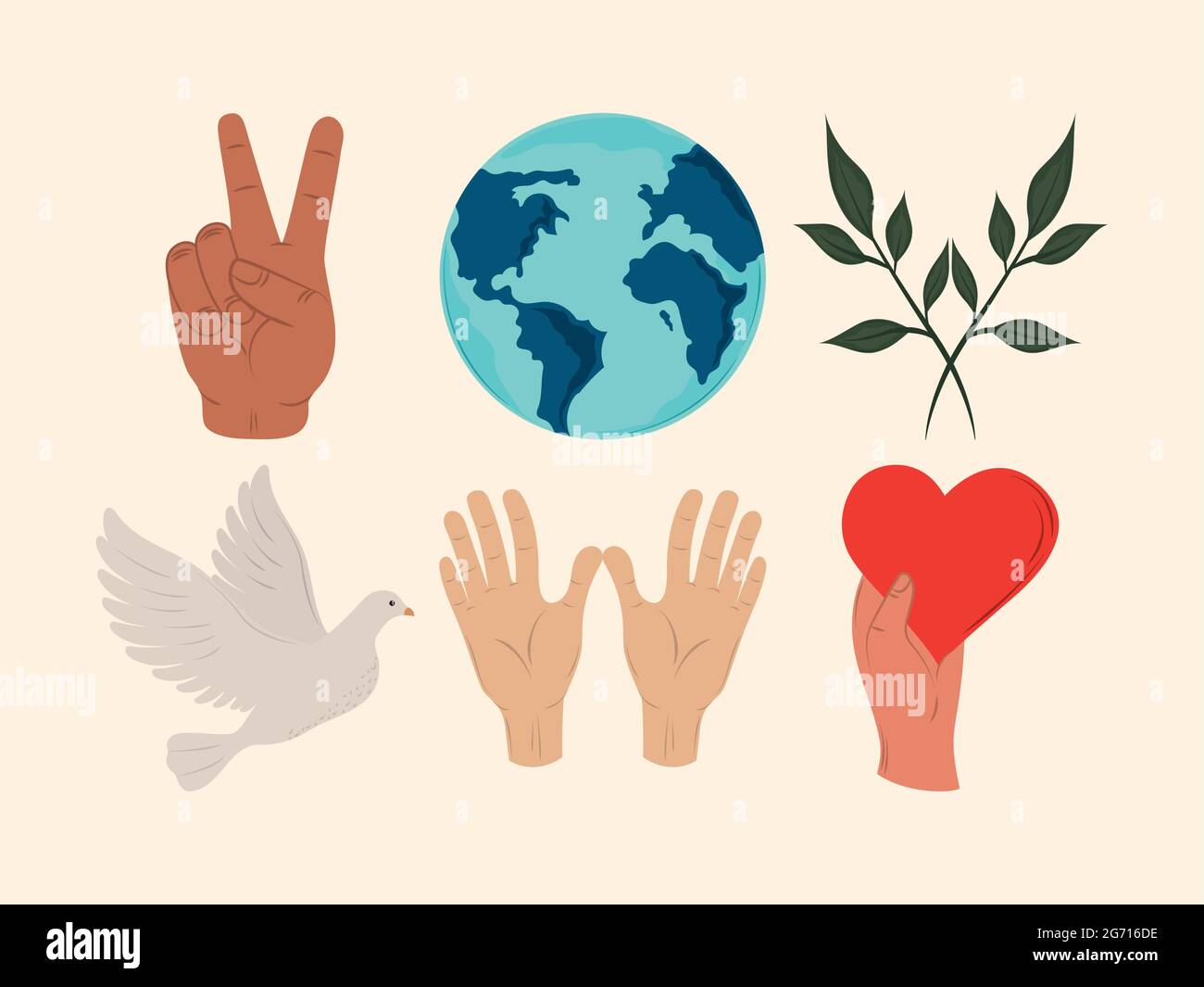 Peace pacifism hippie pacifist symbol Stock Vector Images - Alamy