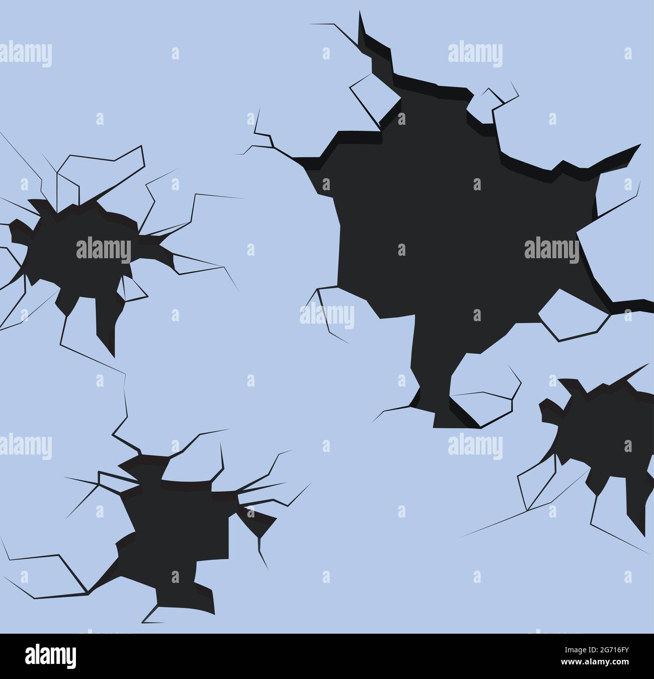 Damaged fragment Stock Vector Images - Alamy