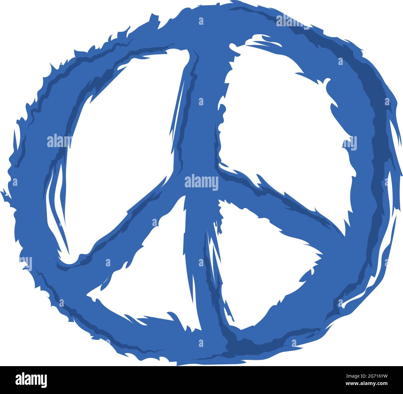 grunge peace symbol Stock Vector Image & Art - Alamy