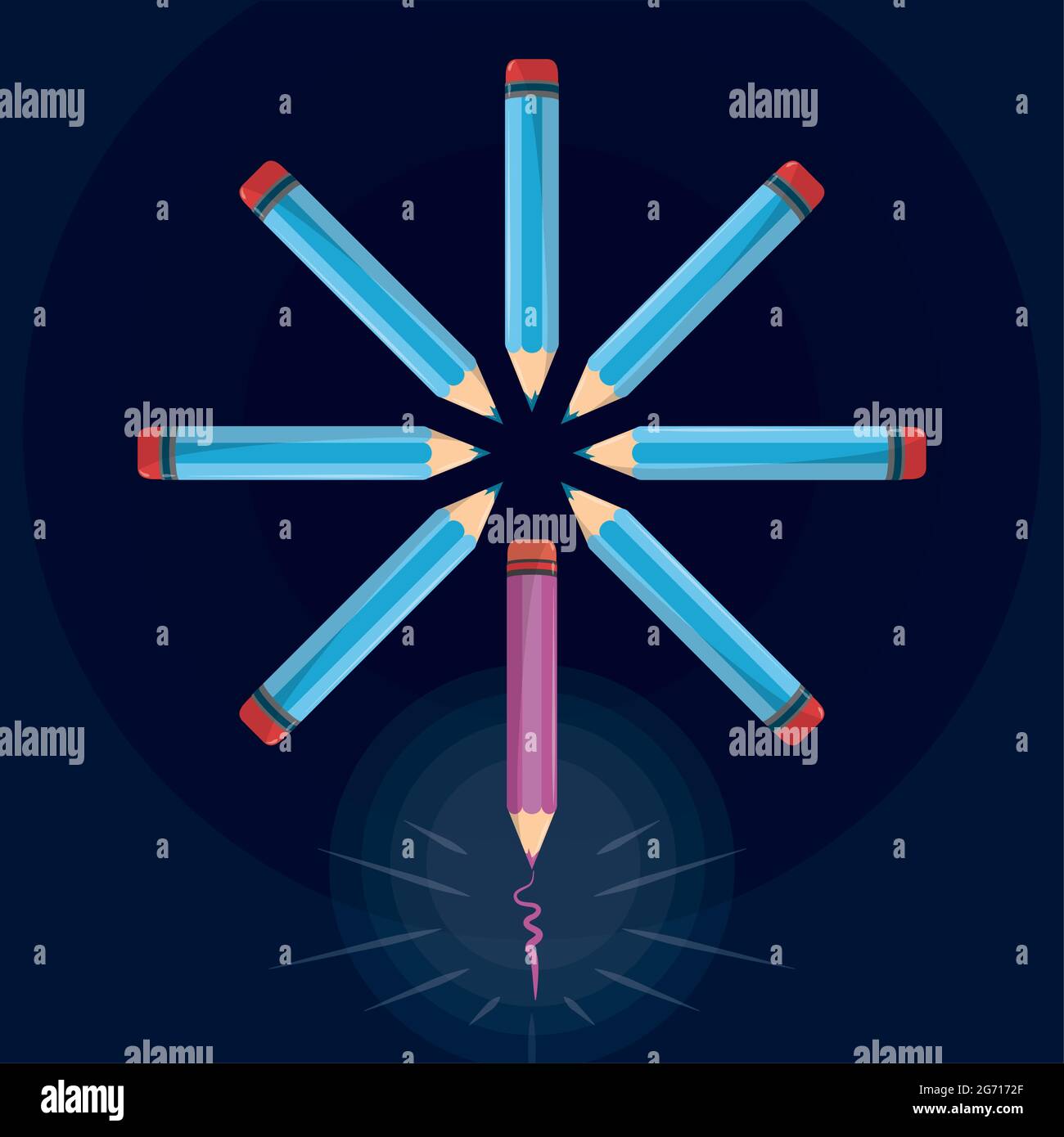 Your uniqueness Stock Vector Images - Alamy