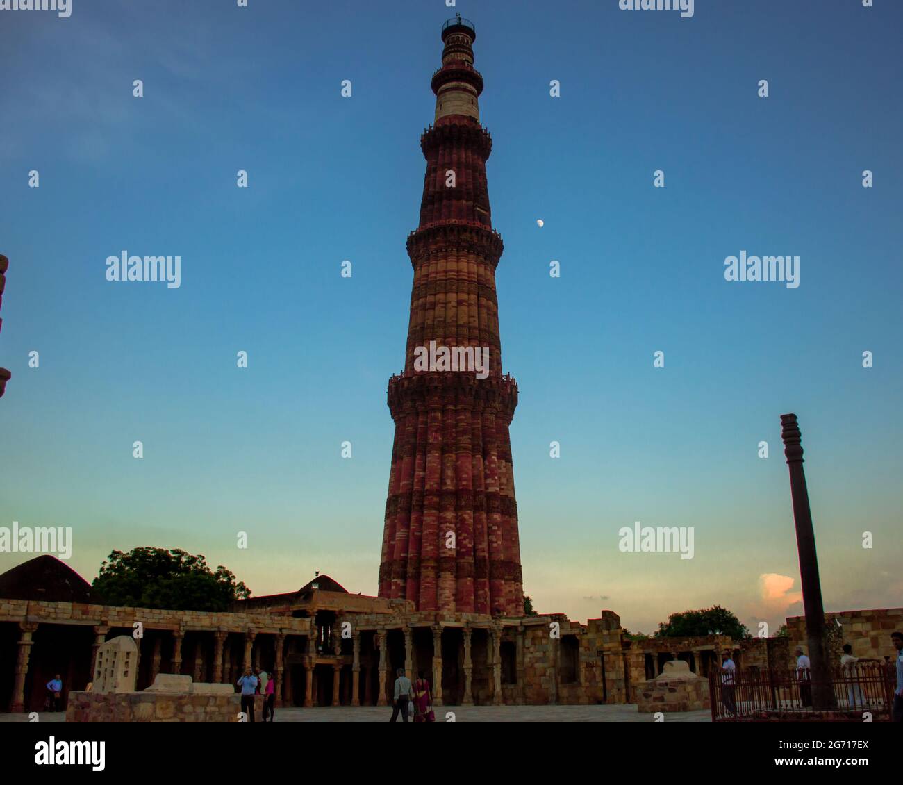 Landscape of qutub minar Stock Photo - Alamy