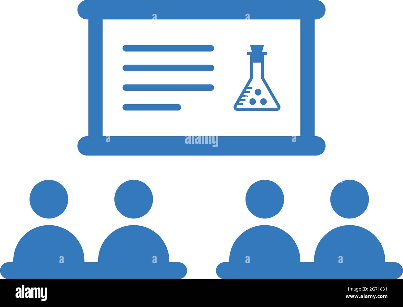 Presentation classroom Stock Vector Images - Alamy