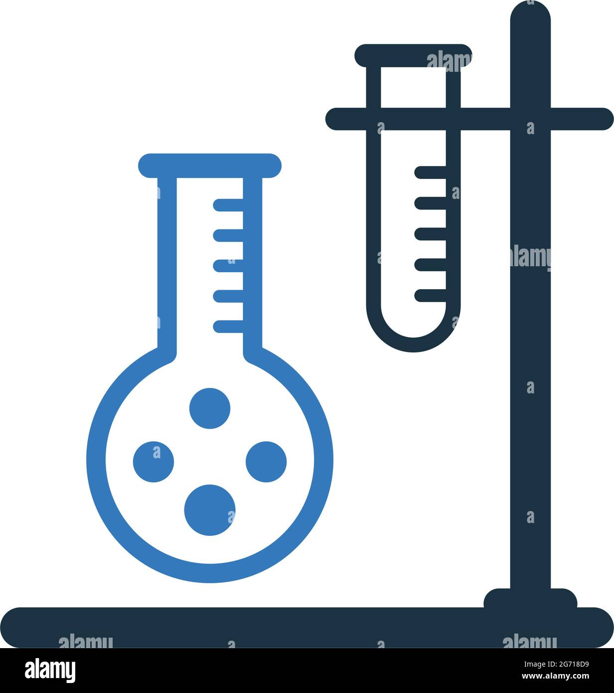 Cartoon science beaker Cut Out Stock Images & Pictures - Alamy