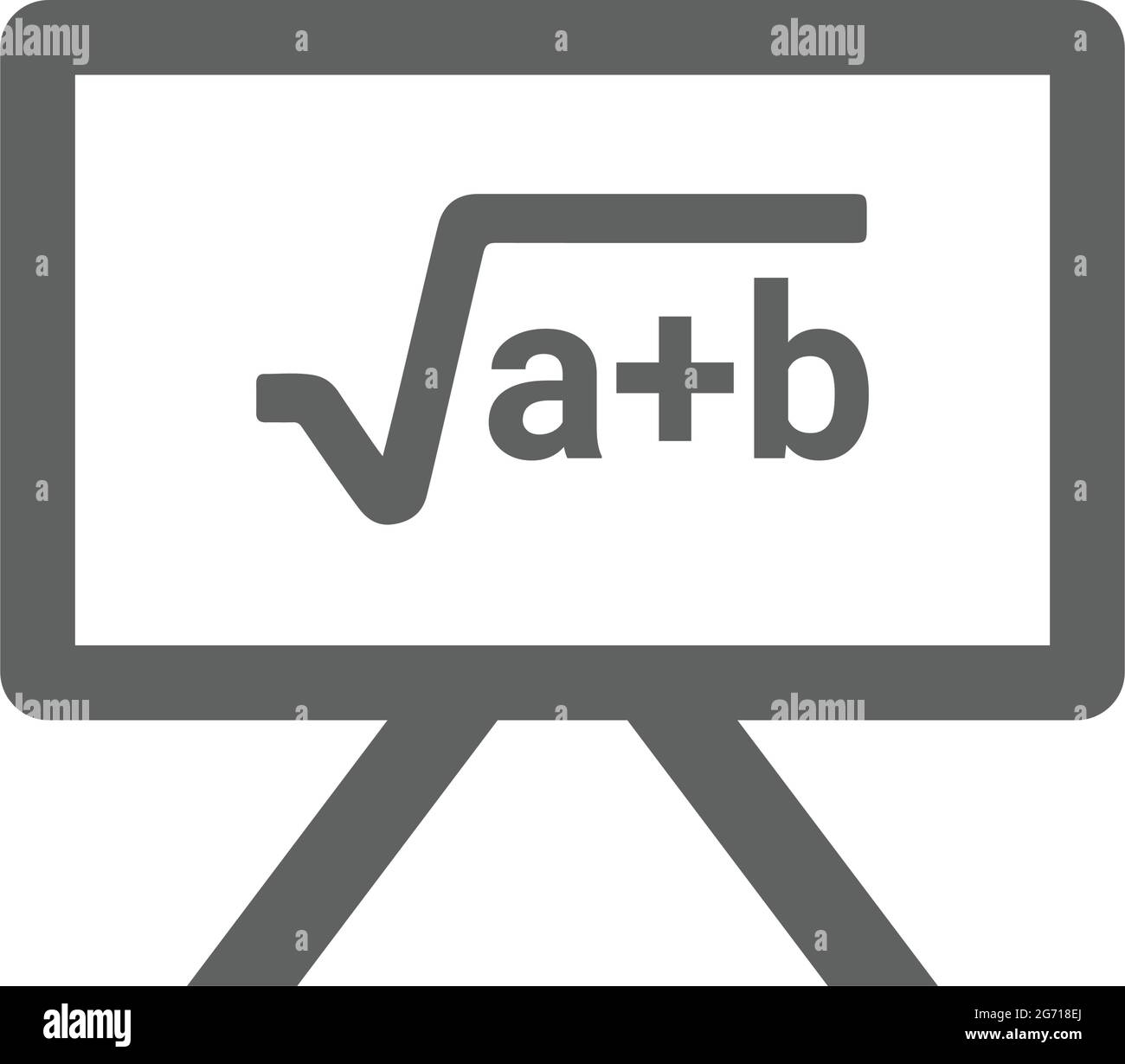 Math formula blackboard calculation vector Cut Out Stock Images ...