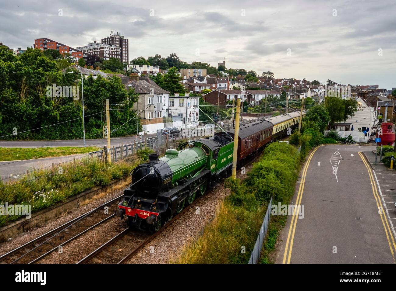 The lner thompson class b1 steam locomotive 61306 hi-res stock ...