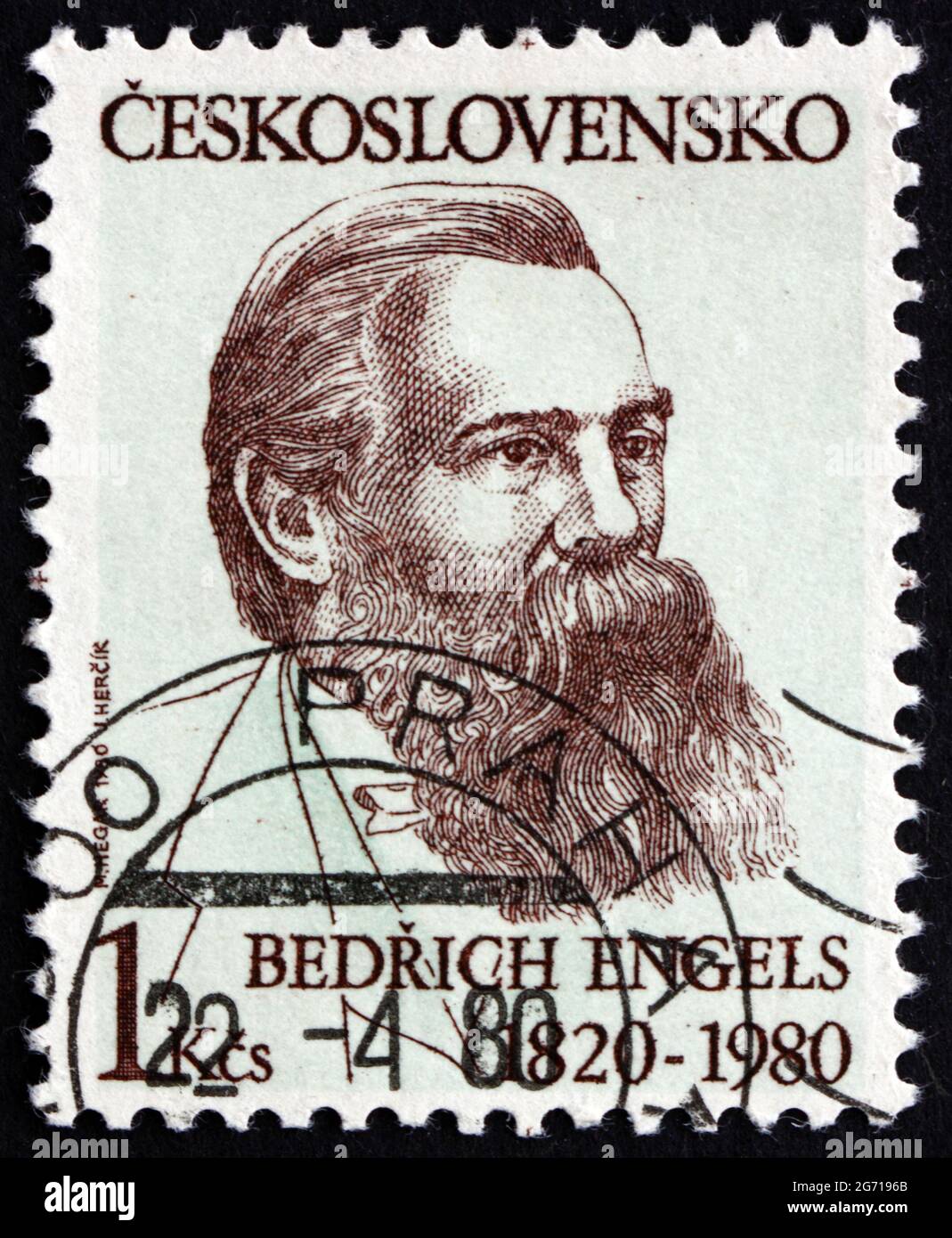Friedrich engels german political theorist hi-res stock photography and ...
