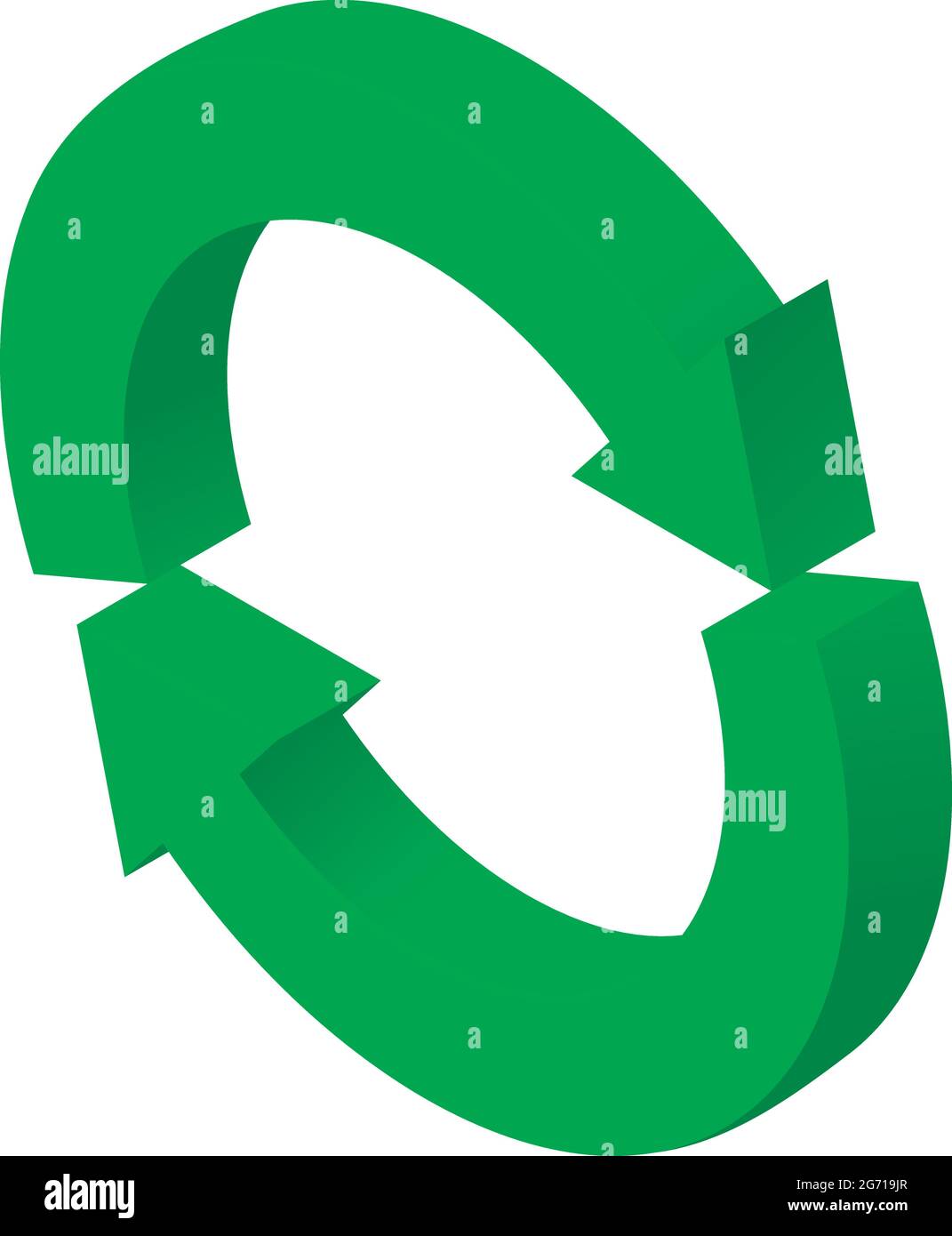 Refresh icon isometric vector. Green circular two arrow. Reload cycle sign Stock Vector Image ...
