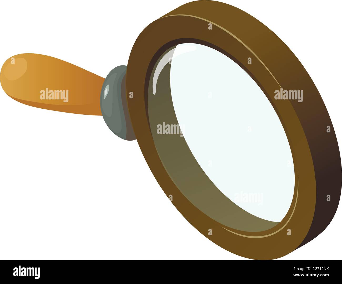 Magnifier icon isometric vector. Magnifying glass, loupe. Searching ...