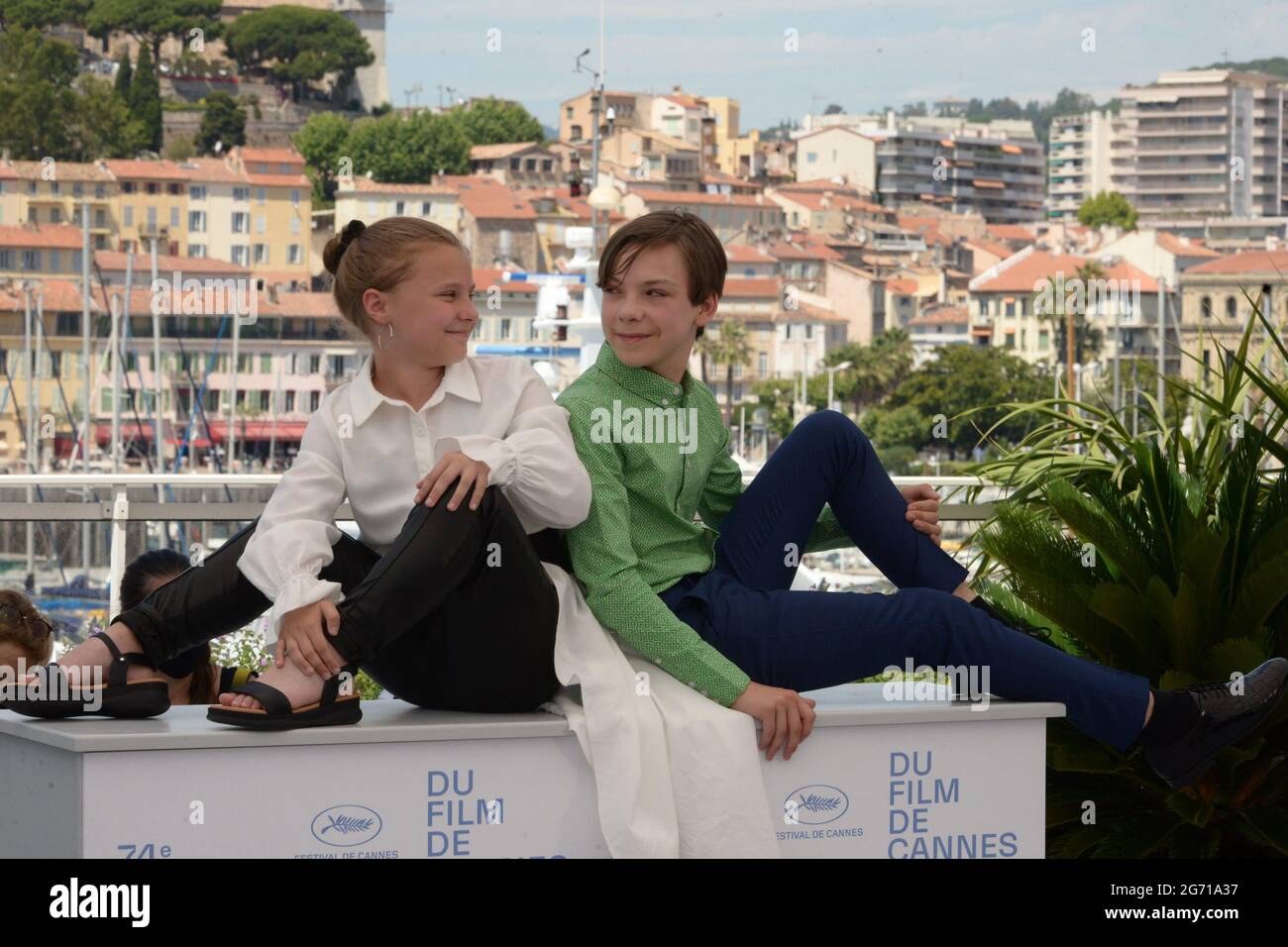 July 8, 2021, CANNES, France: CANNES, FRANCE - JULY 08: Maya ...