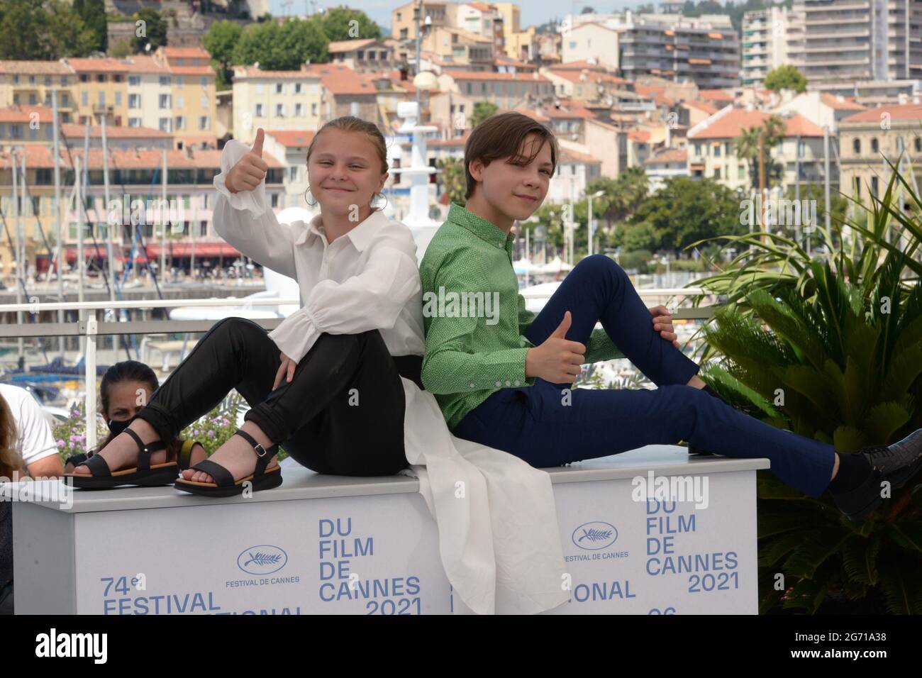 July 8, 2021, CANNES, France: CANNES, FRANCE - JULY 08: Maya ...