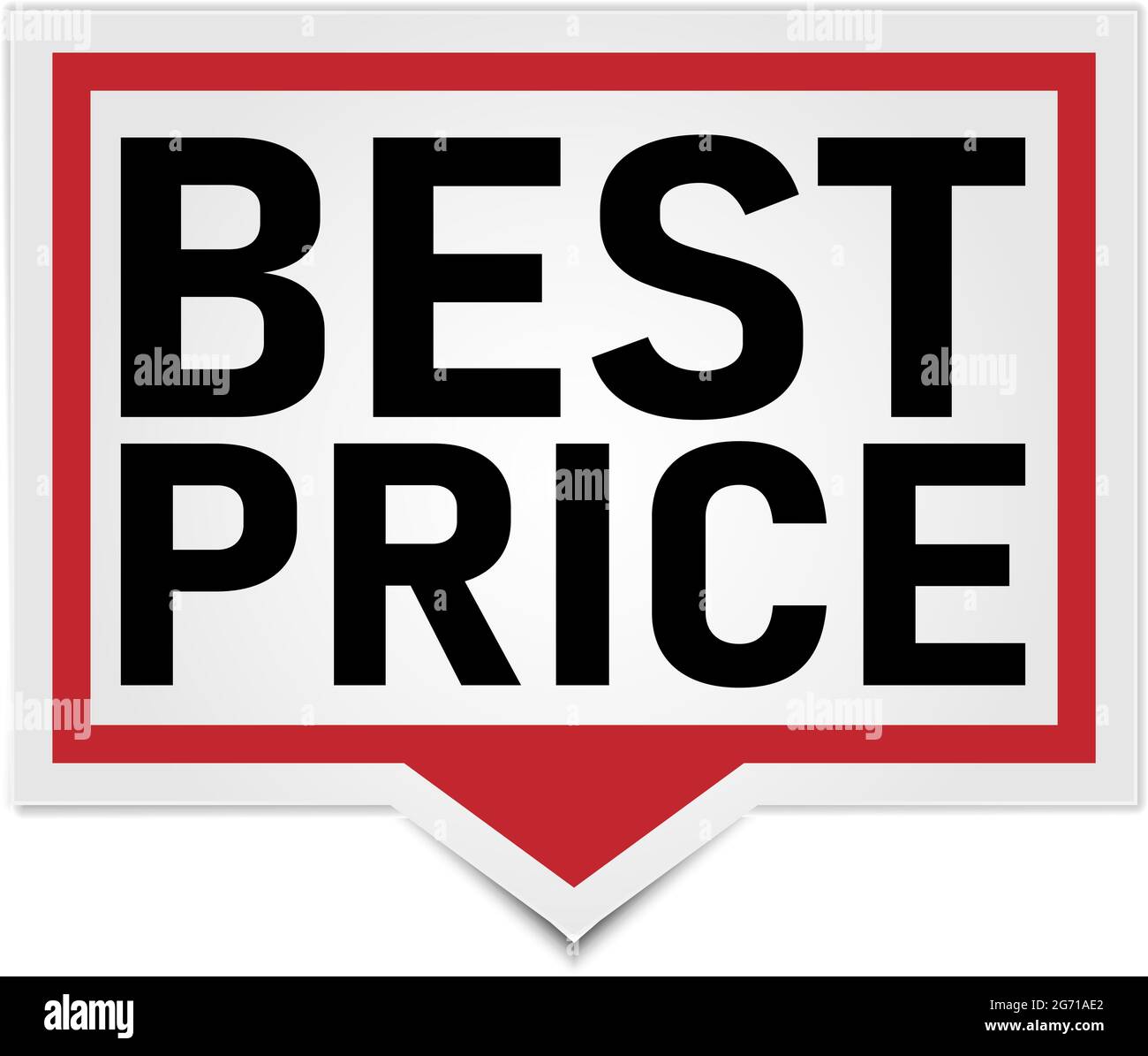 sticker for exclusive sales under the best price RED Stock Vector Image ...