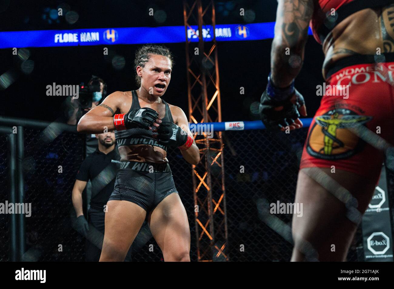 Paris, France. 09th July, 2021. French New Caledonian woman MMA fighter ...