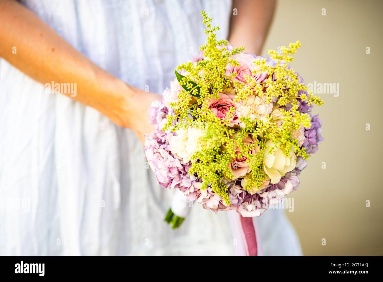 Summer flolar composition concept with variety of seasonal flowers ...