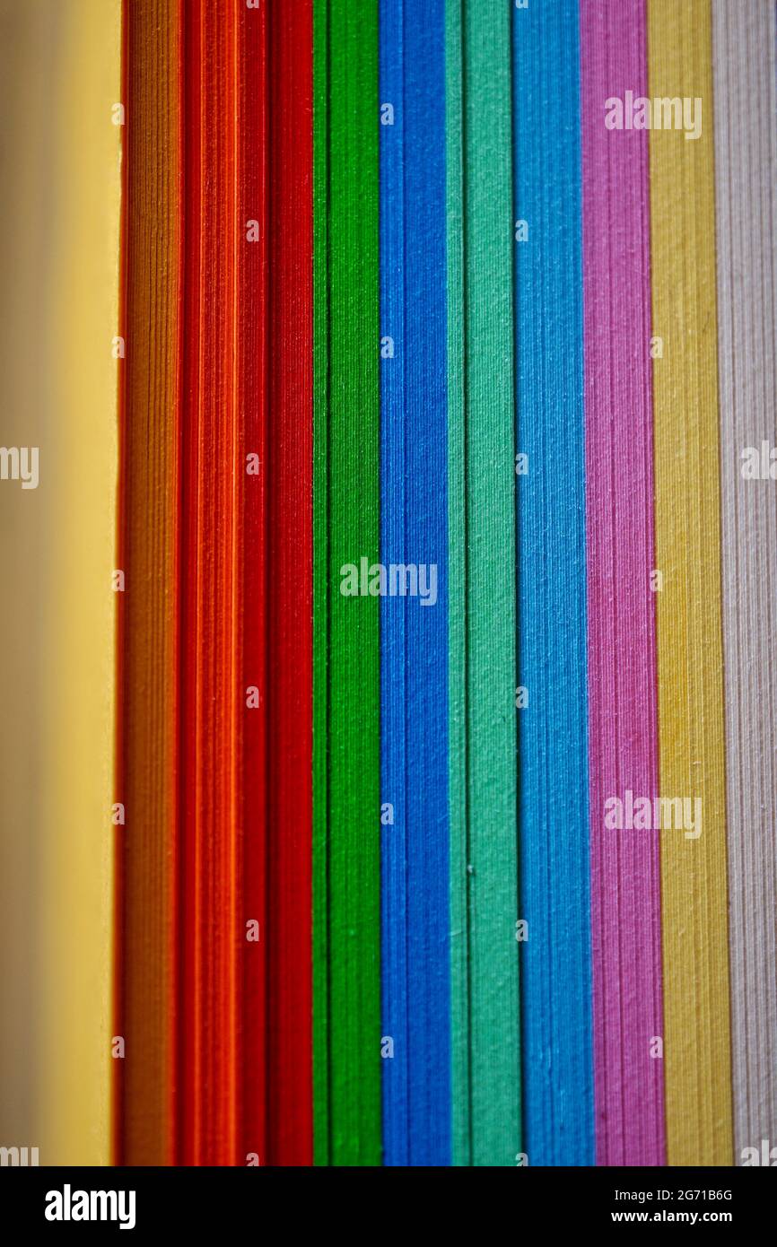 Vertical background with stripes in different colors Stock Photo - Alamy