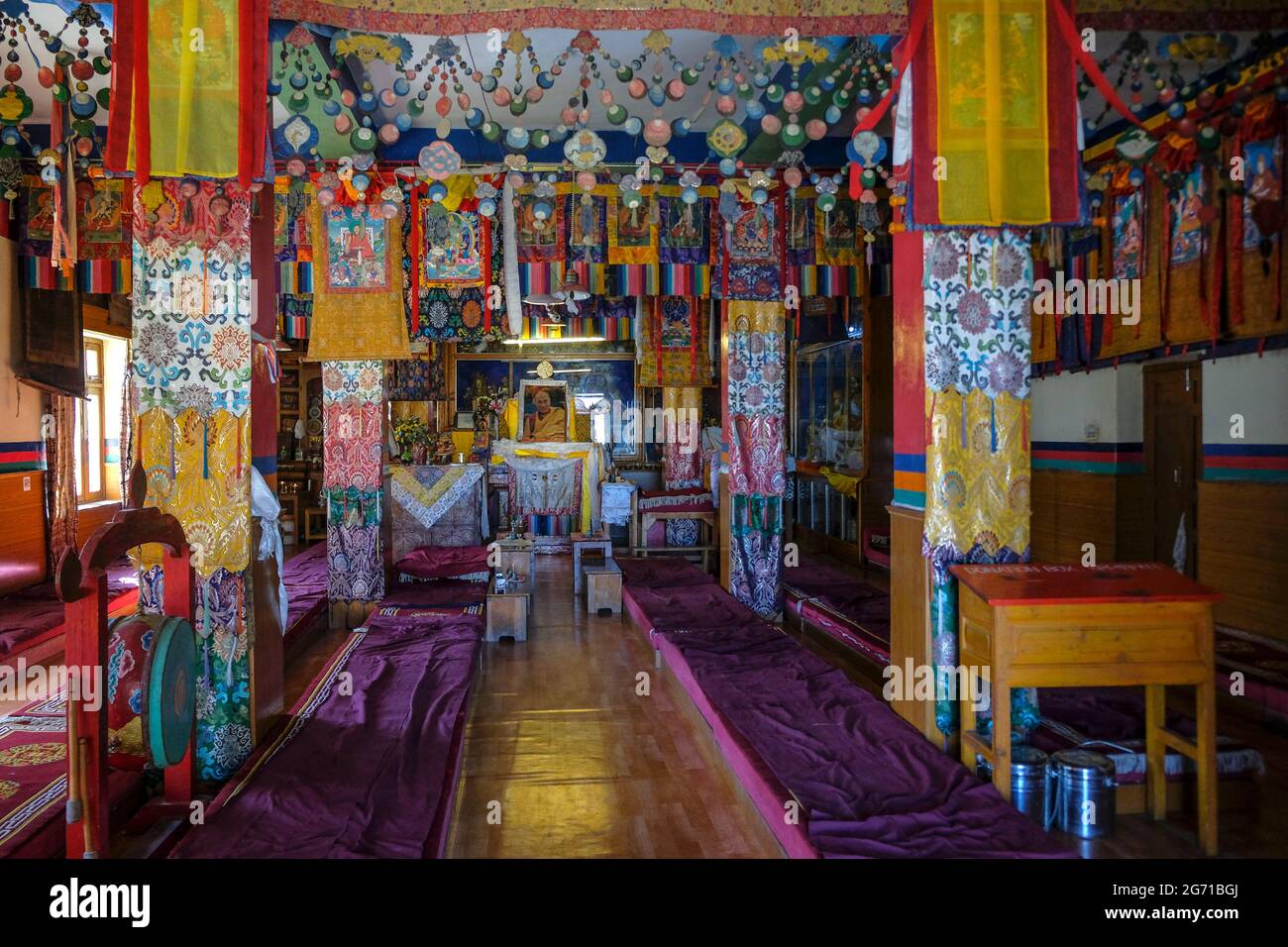 Kee, India - June 2021: Views of the Key Monastery in Kee on June 29 ...