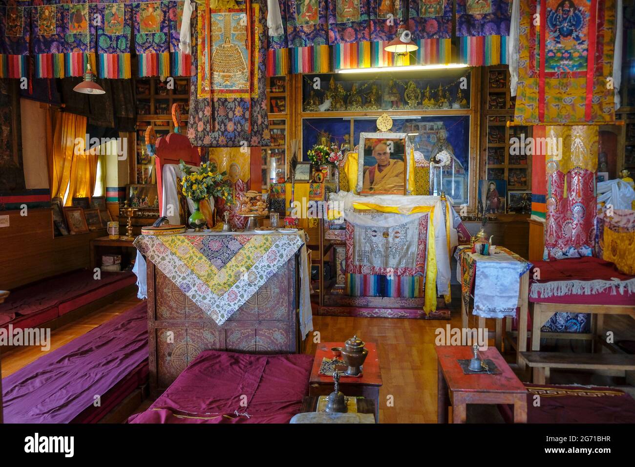 Kee, India - June 2021: Views of the Key Monastery in Kee on June 29 ...