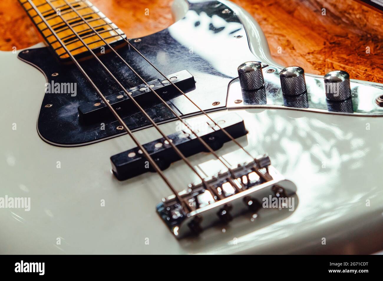 Close up instruments music background concept,Guitar and studio ...