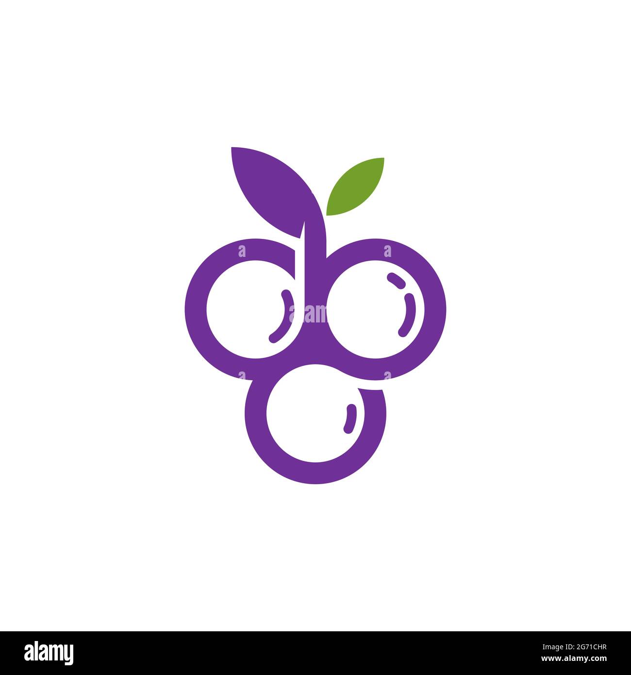 Bunch of grapes restaurant Stock Vector Images - Alamy