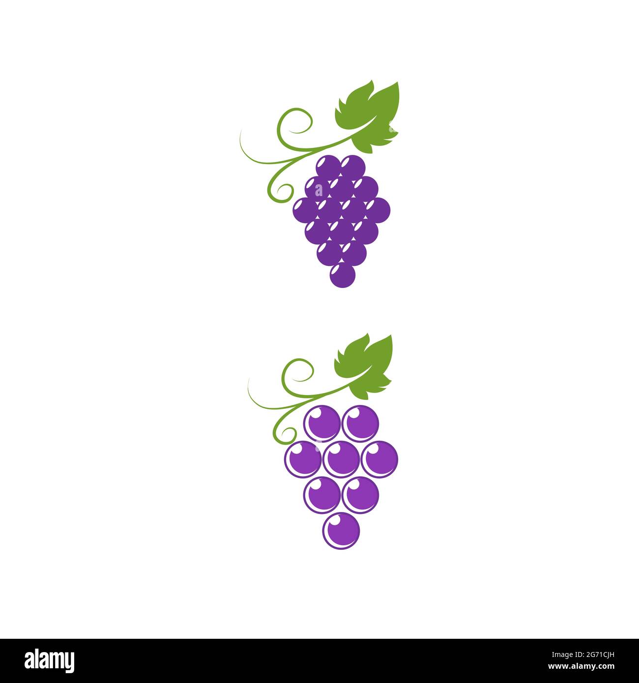 Grapes logo hi-res stock photography and images - Alamy