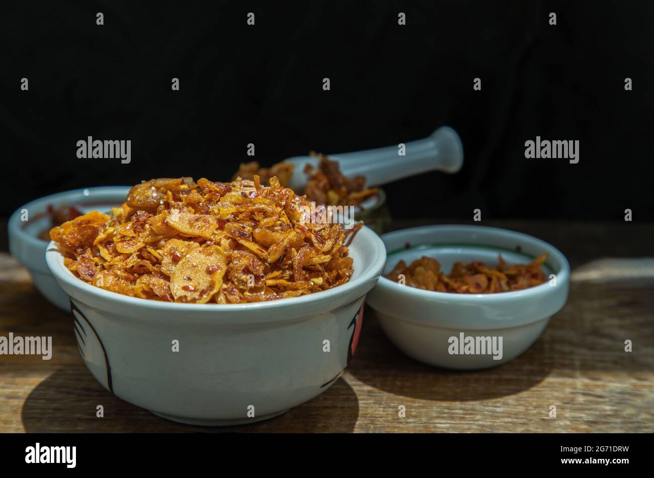 Dried chilli paste with crispy shrimp thai style or Crispy shrimp ...