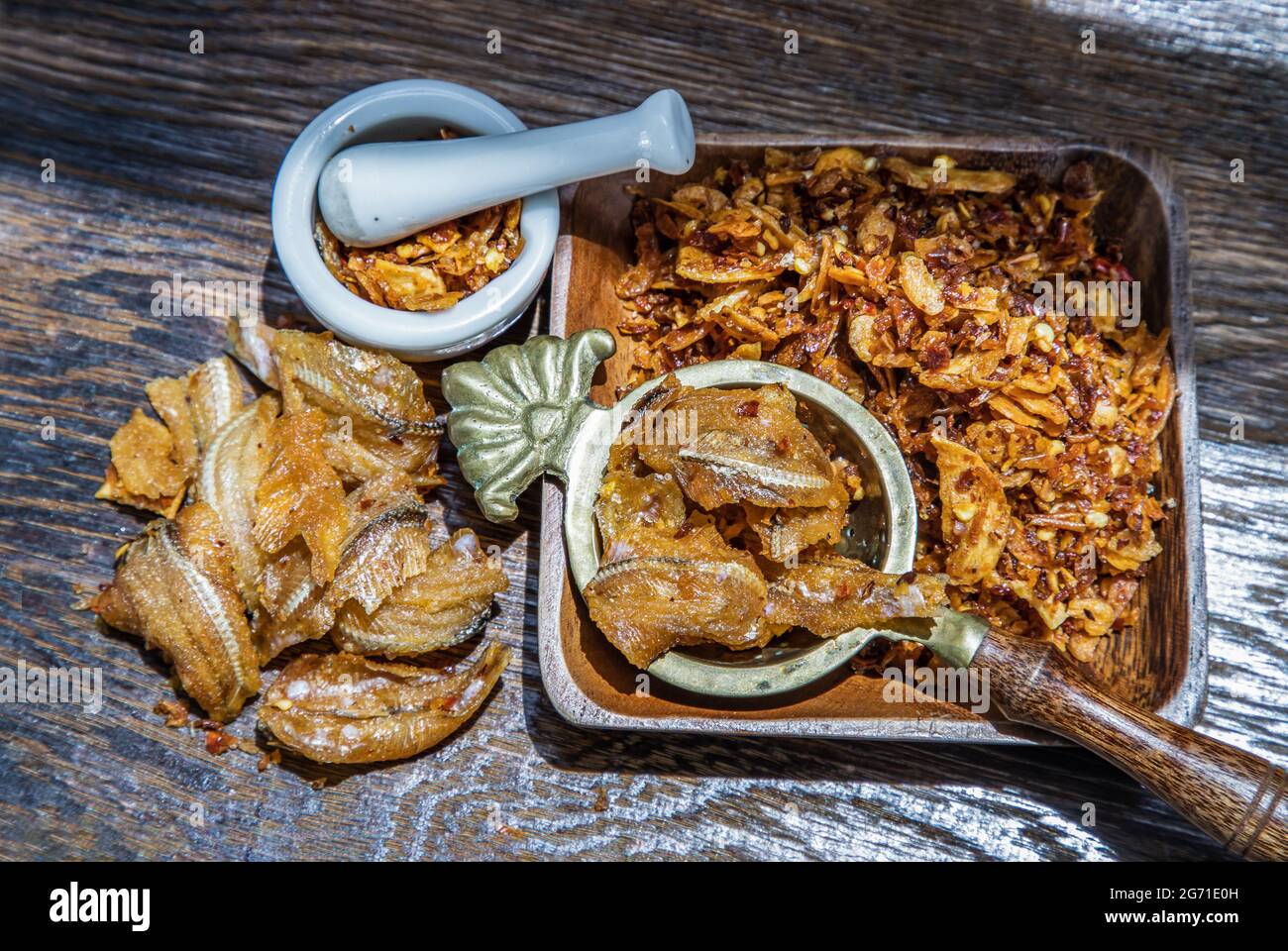 Dried chilli paste with crispy fish thai style or Crispy fish chilli ...