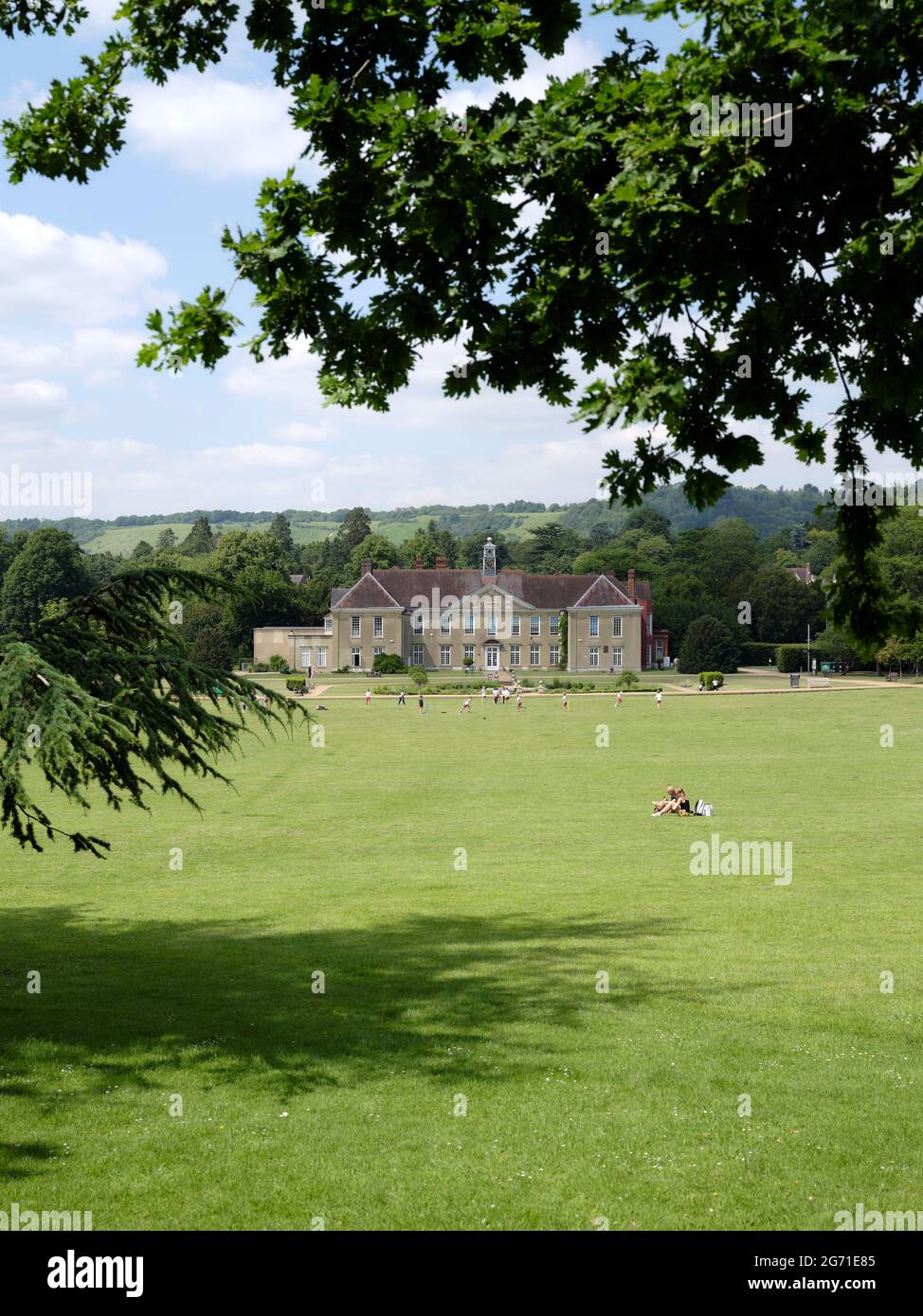 Reigate Summer Landscape - A summer day in Reigate Priory Park with ...