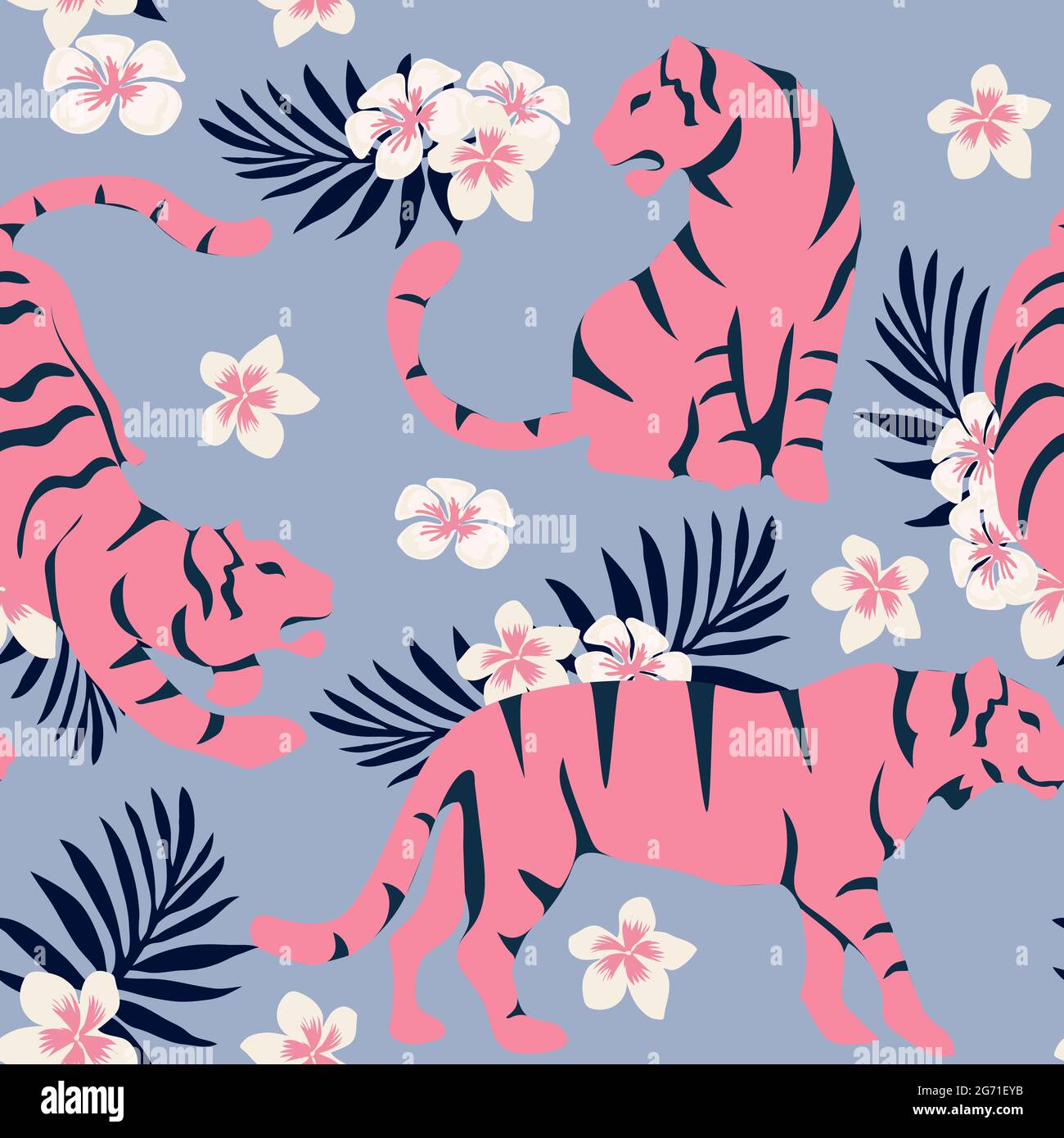 Tiger on india Stock Vector Images - Alamy