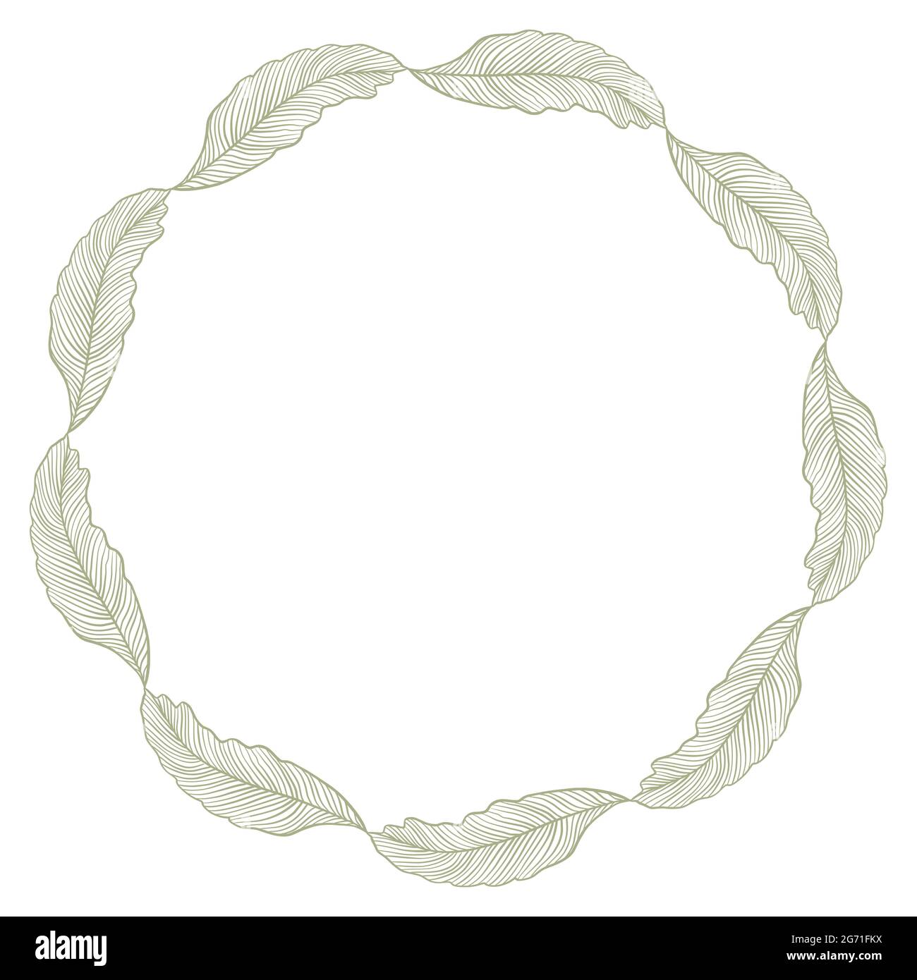 Leafy framing Stock Vector Images - Alamy