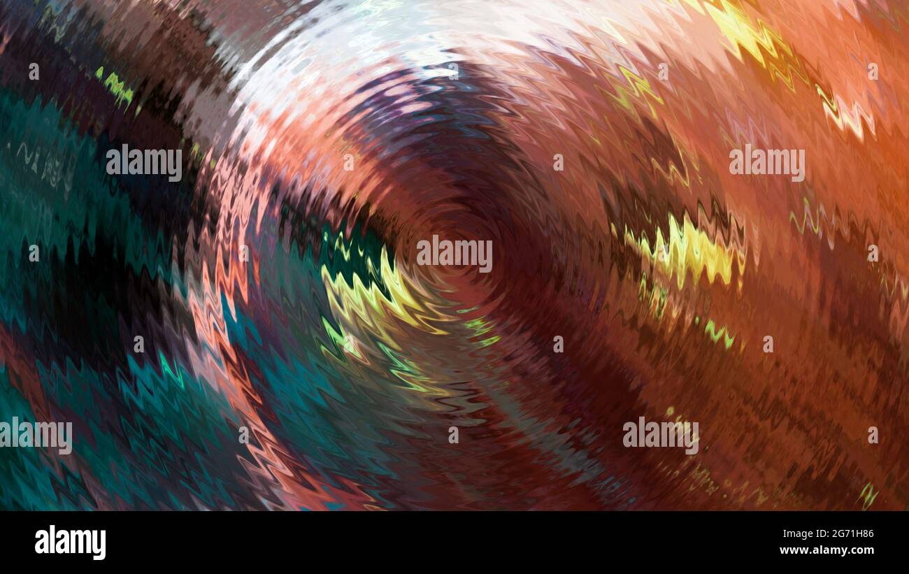 Abstract 3D illustration swirl circular colorful motion deep ...