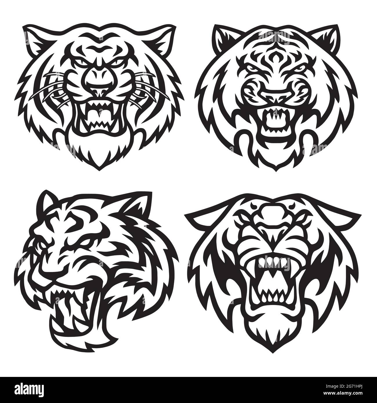 Tiger Head Logo Vector