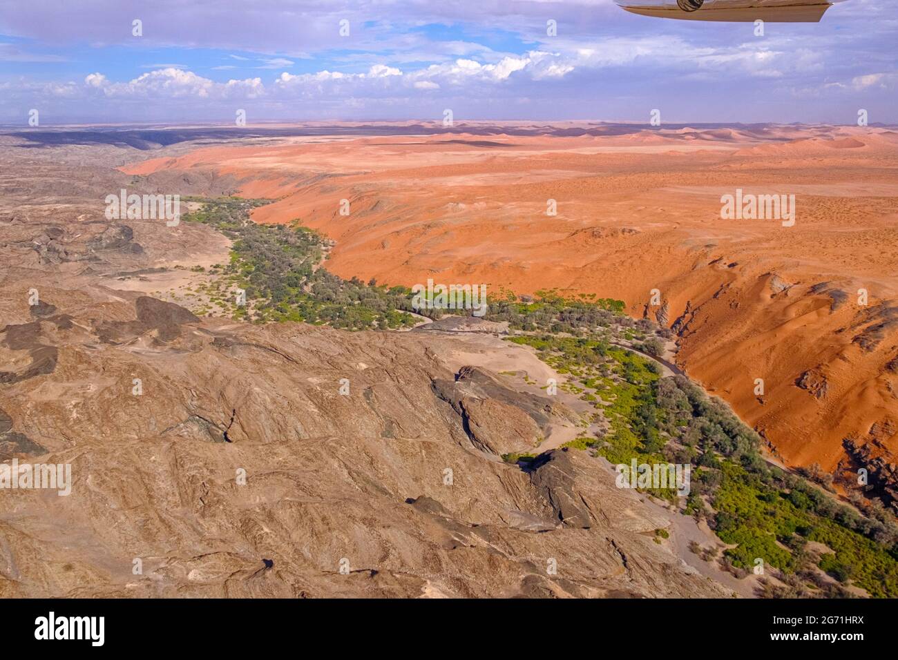 Skeleton Coast aerial of Kuiseb River. Namibia, Africa Stock Photo - Alamy