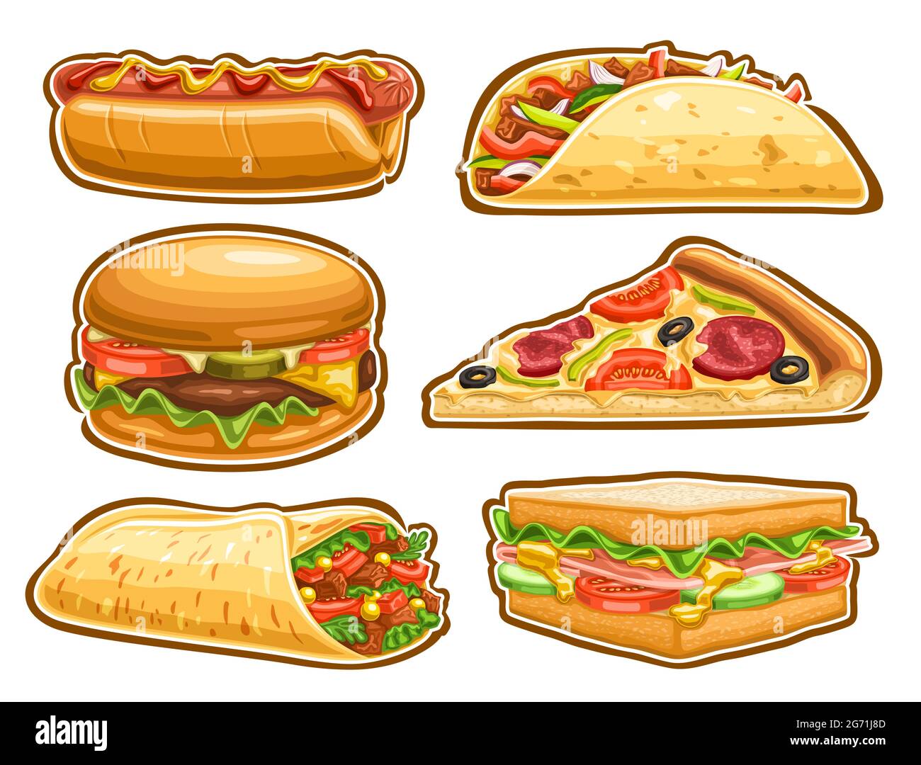 Ground beef cut out Stock Vector Images - Alamy