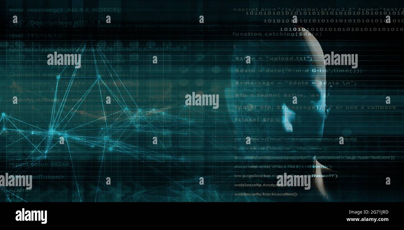 System Integration with Digital Platform Network Technology Stock Photo ...