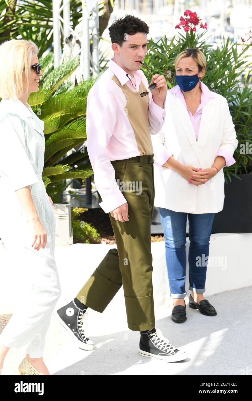 Cannes, France, 10 July 2021 Josh O'Connell at the photocall for ...