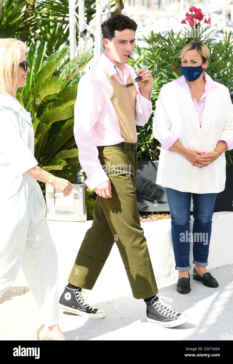 Cannes, France, 10 July 2021 Josh O'Connell at the photocall for ...