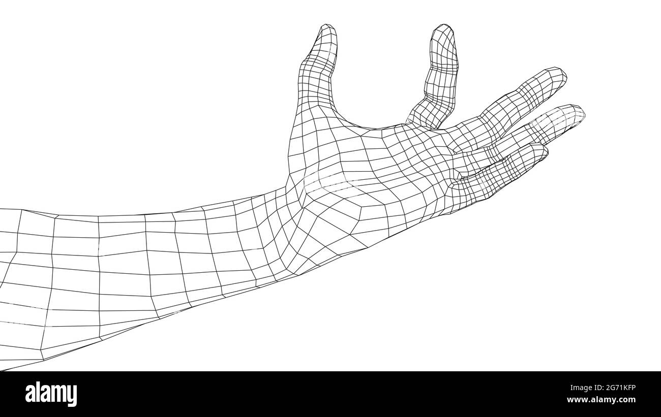 Hand hold some tiny or thin object. Vector Stock Vector Image & Art - Alamy